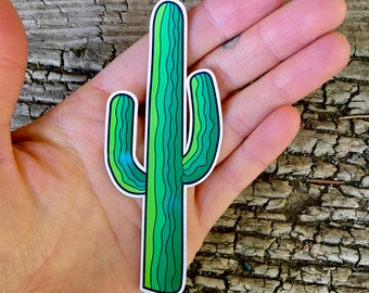 Saguaro Cactus Sticker - Etsy