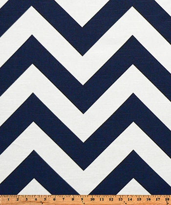 Navy Blue Fabric by the Yard Upholstery Fabric Zippy | Etsy