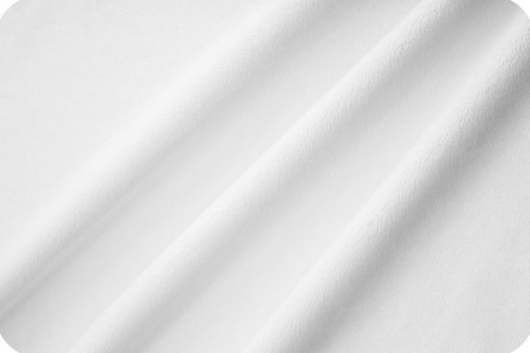 Fluffy Fabric Minky Fabric Snow White Cuddle 3mm - Etsy