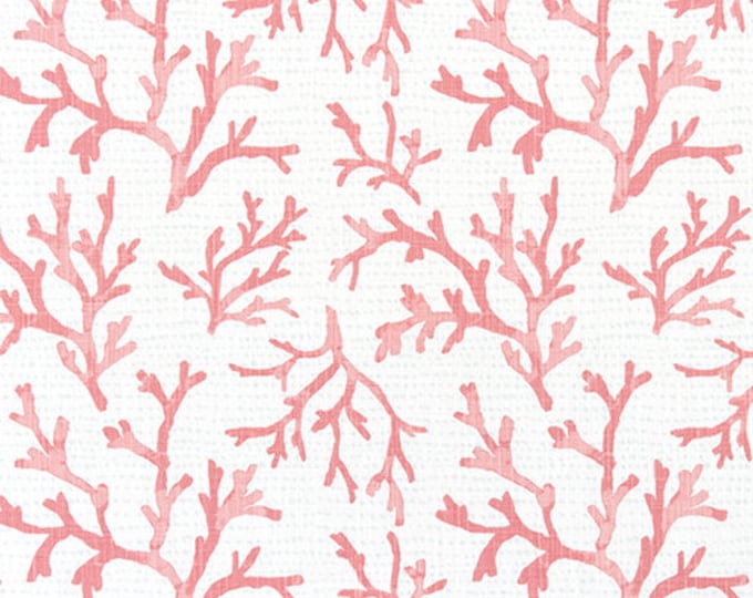 Coastal Fabric, Coral, Premier Prints Fabric, Fusion, Orange, Naples ...