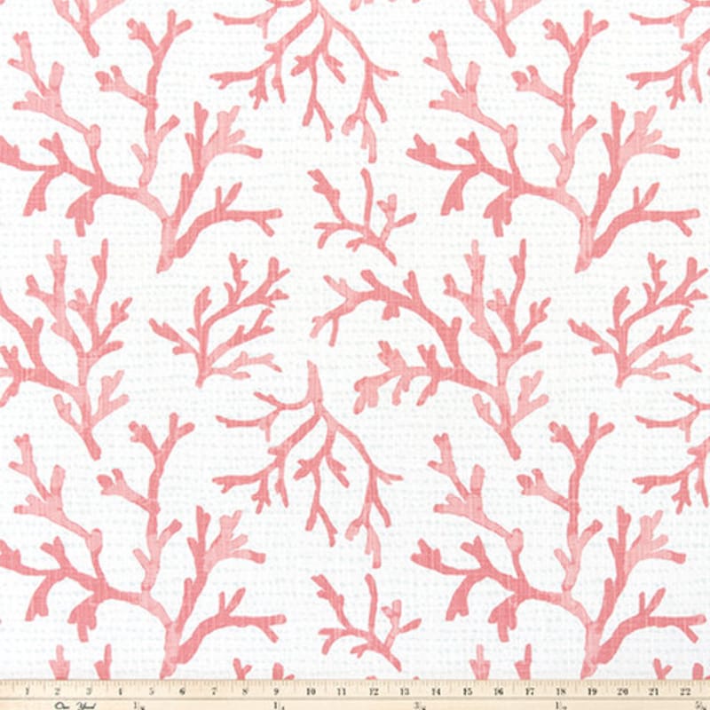 Coral Fabric by the Yard - Etsy