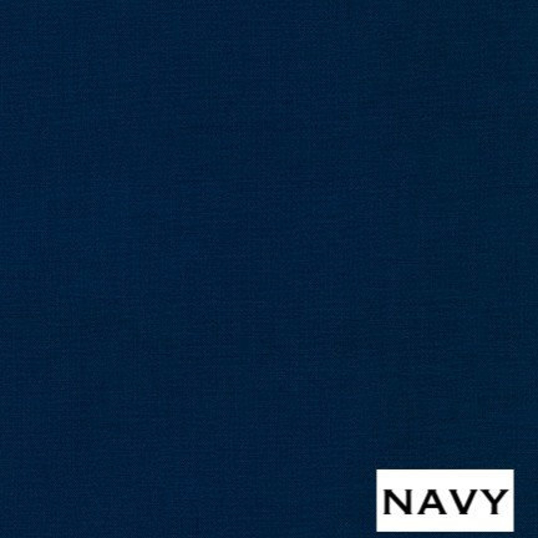Solid Navy Blue Fabric, Navy Kona Cotton, Quilters Fabric, 100% Cotton ...