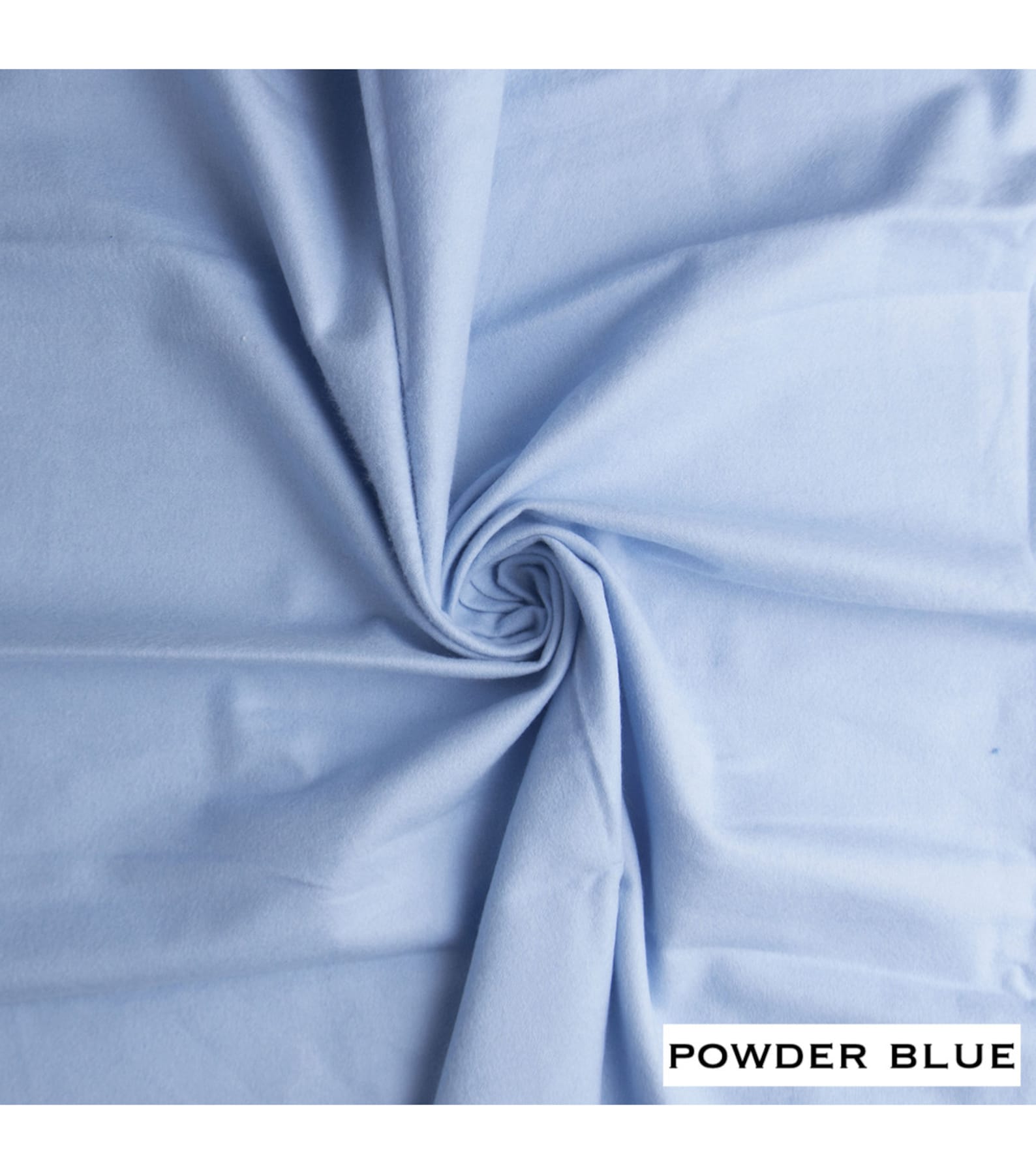 Blue Flannel Fabric Powder Blue Cotton Fabric Baby Blue - Etsy