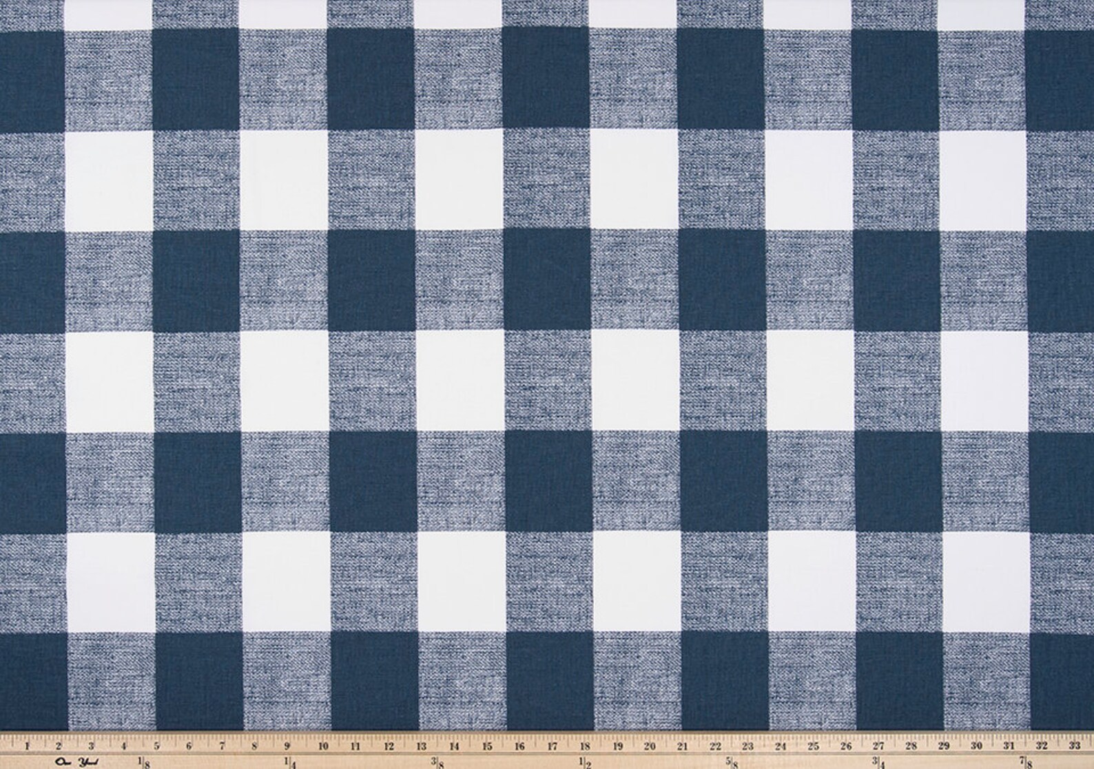 Blue Buffalo Check Premier Blue Anderson Premier Prints - Etsy