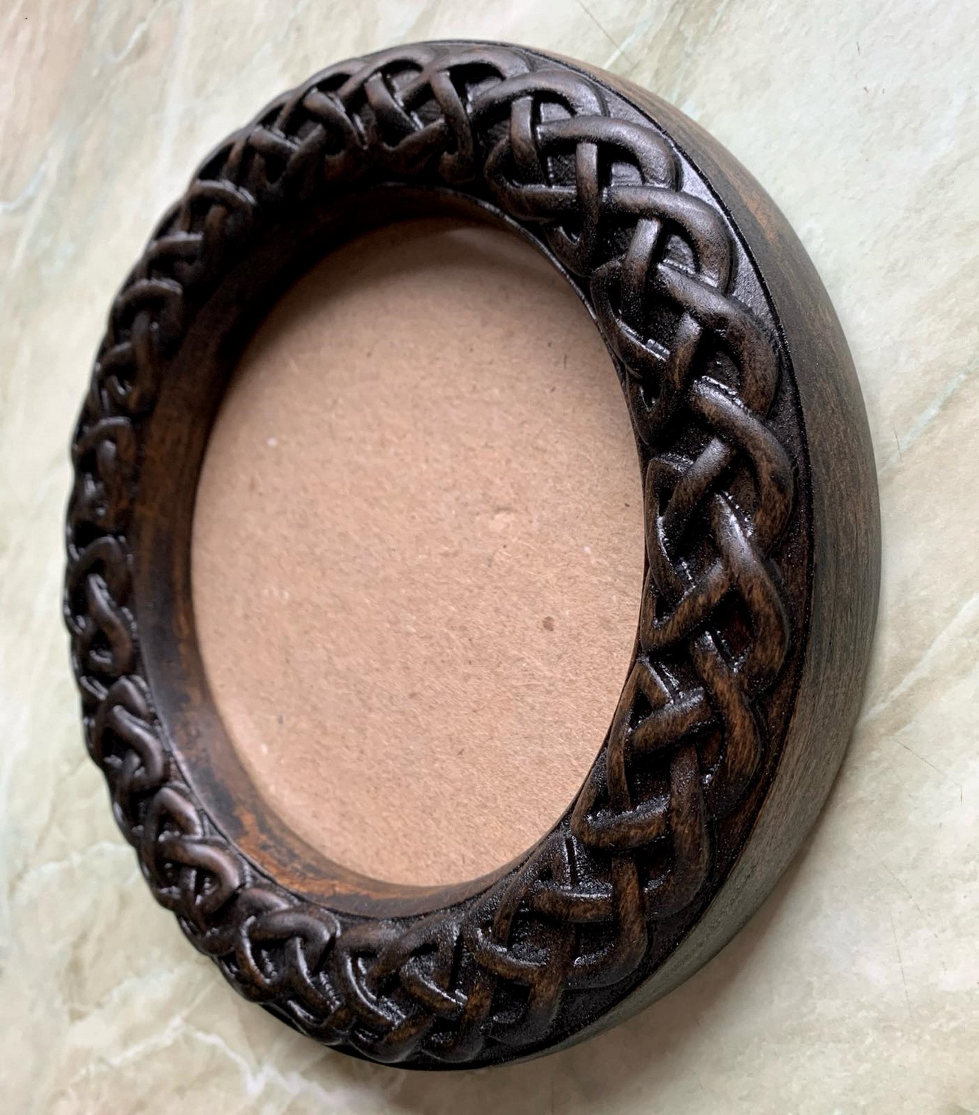 Round Celtic Knots Photo Picture Frame Wall Mounted Home Decor Solid ...