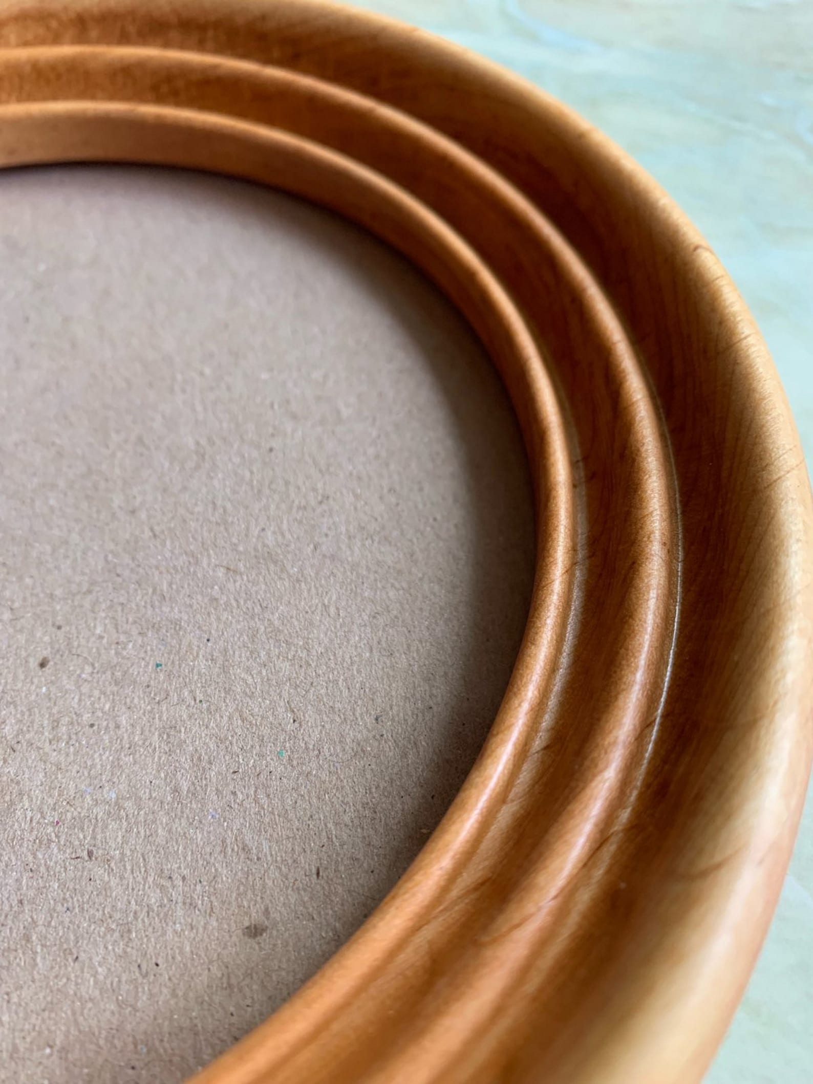 Round Circular Photo Frame Wooden Wall Mounted Picture Frames - Etsy