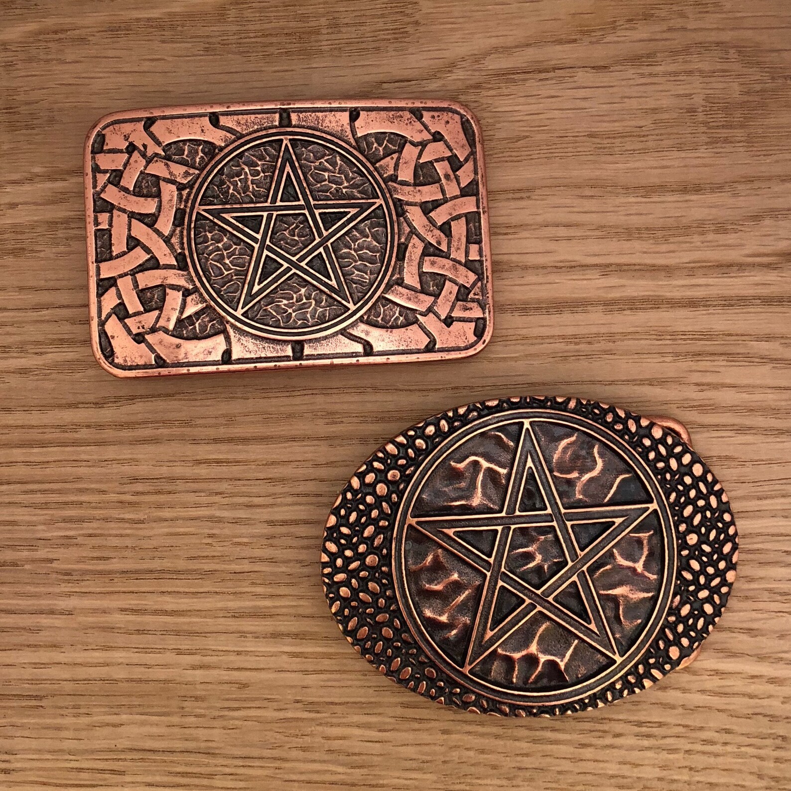 Pentagram Belt Buckle Belt Close Pentangle Rectangular / | Etsy