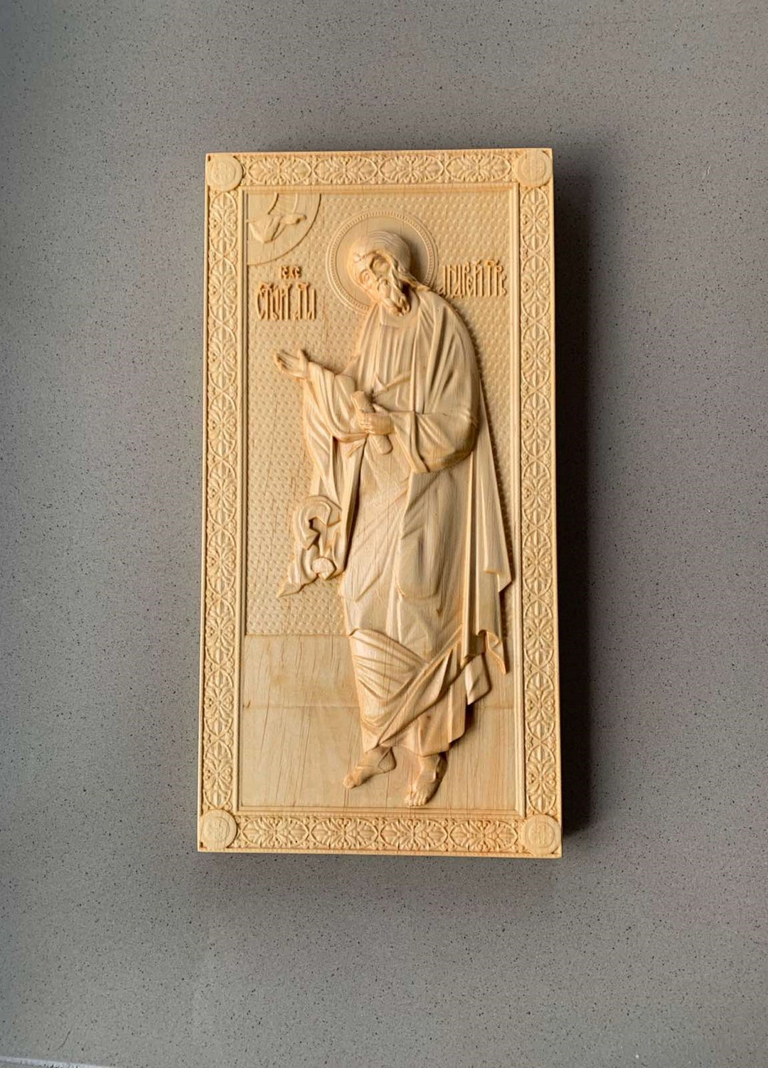 Icon of St. Andrew the First-called. Saint Andrew the Apostle Wood ...