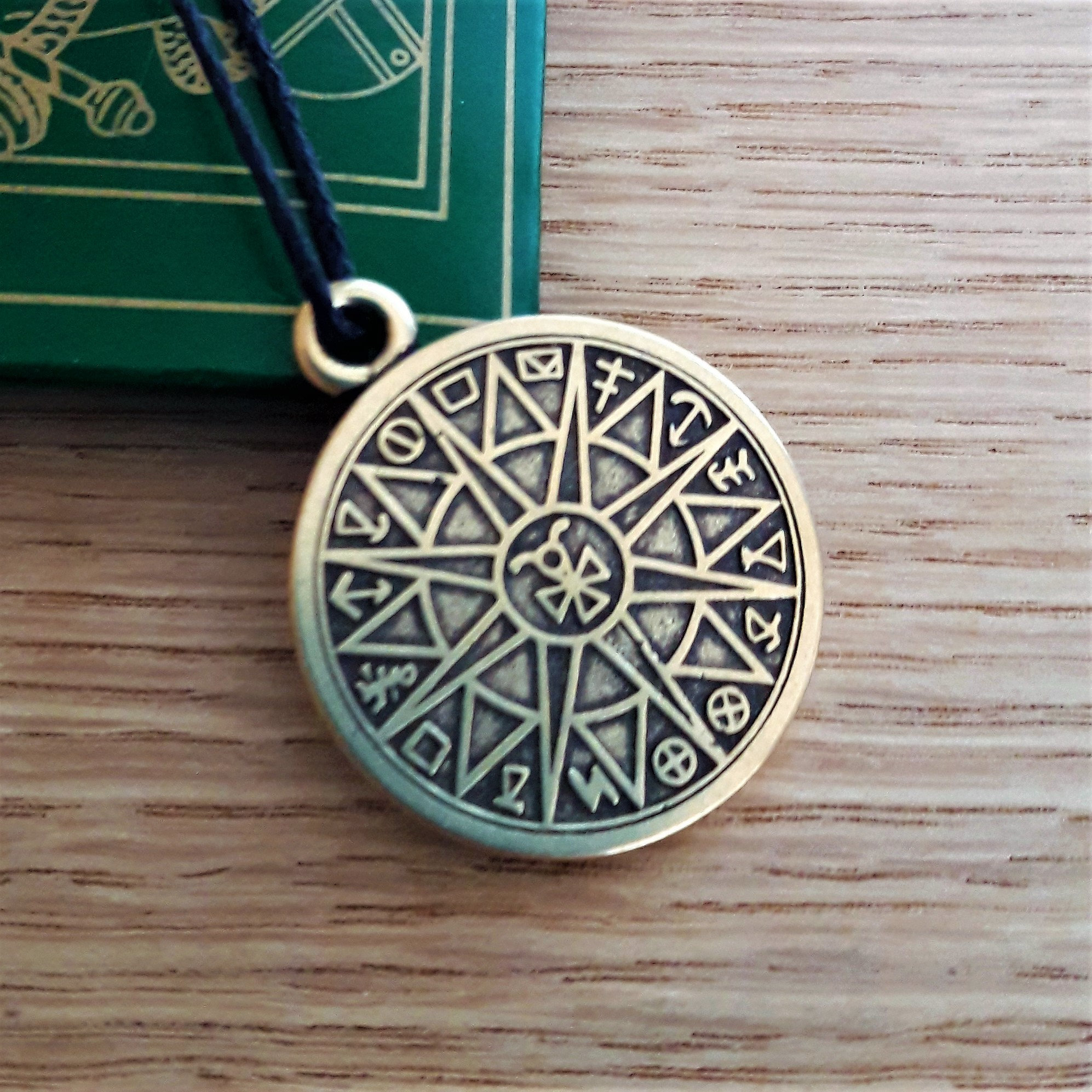 Talisman for Safe Travel Pendant Necklace. Cabalistic Talisman - Etsy