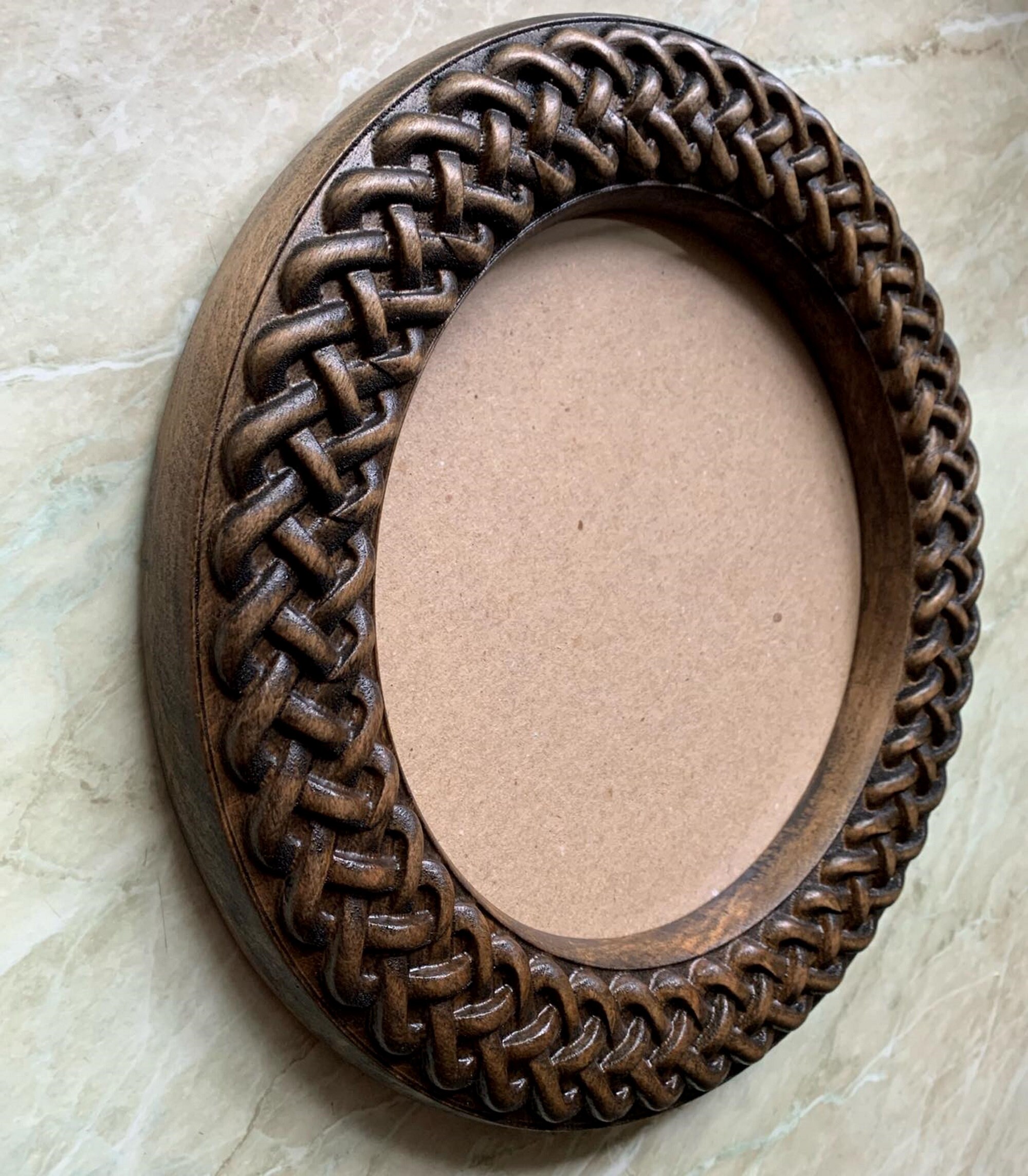 Round Celtic Knots Photo Picture Frame Wall Mounted Home Decor - Etsy