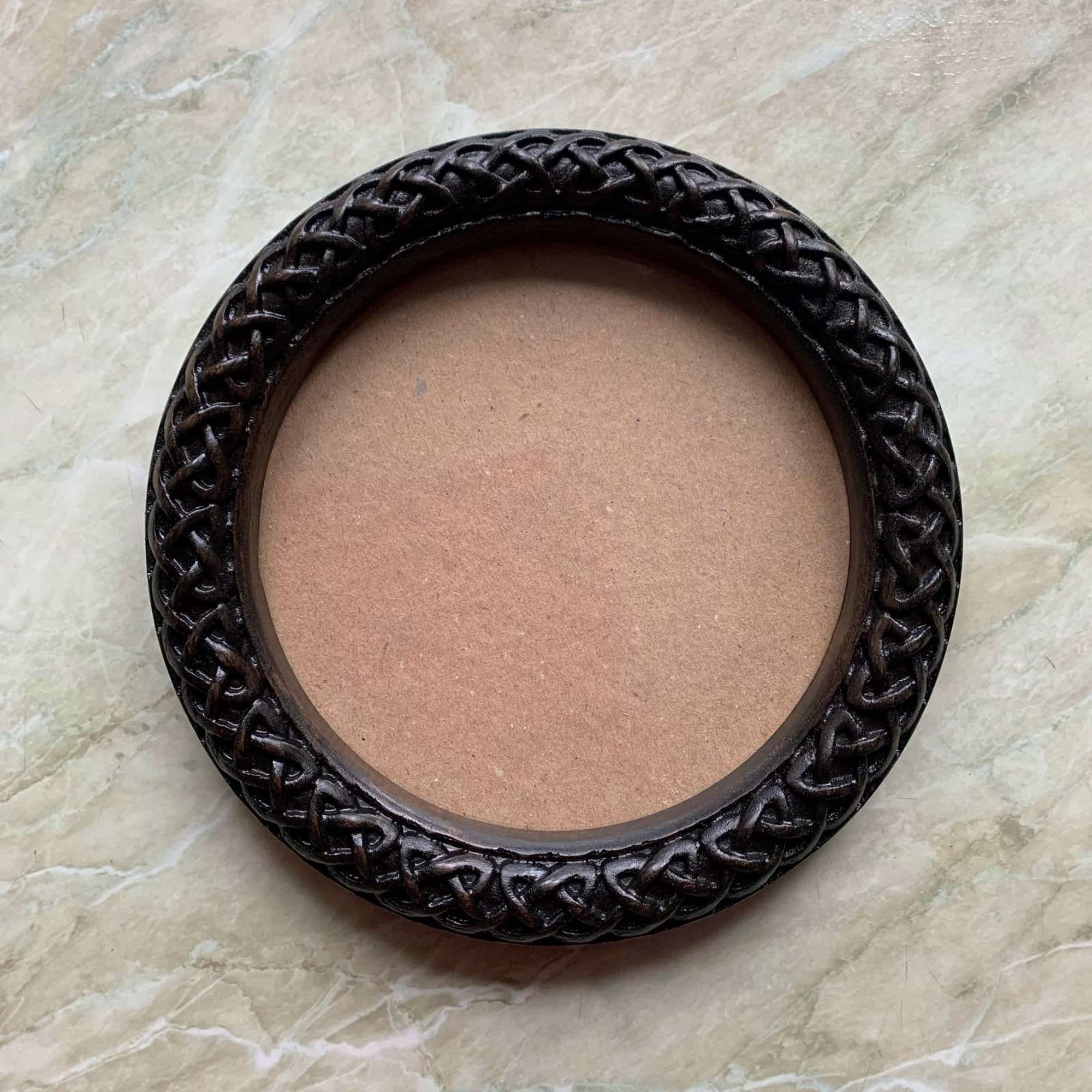 Celtic Knot Decorative Photo Frame Celt Ornament Circular - Etsy