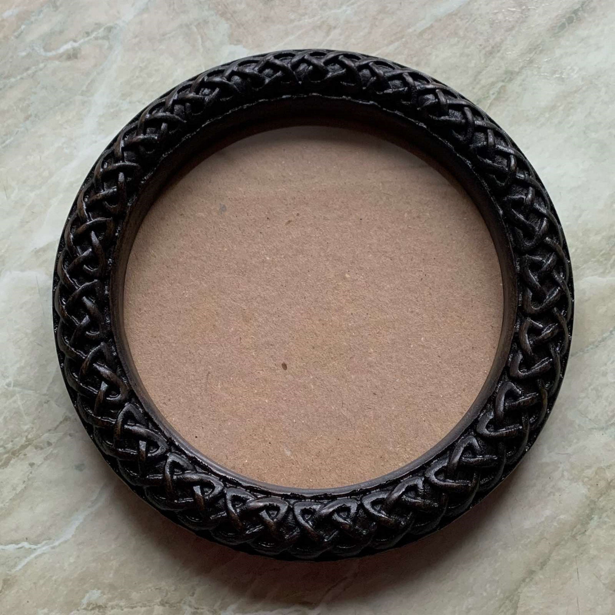 Celtic Knot Decorative Photo Frame Celt Ornament Circular - Etsy