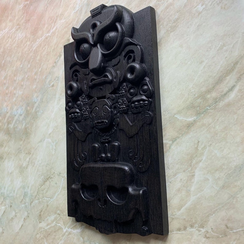 Aztec Mayan Wooden Wall Art Carved Wood Relief Wall Panel - Etsy
