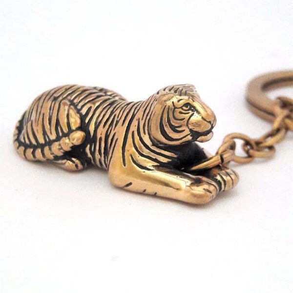 Tiger Keychain - Etsy