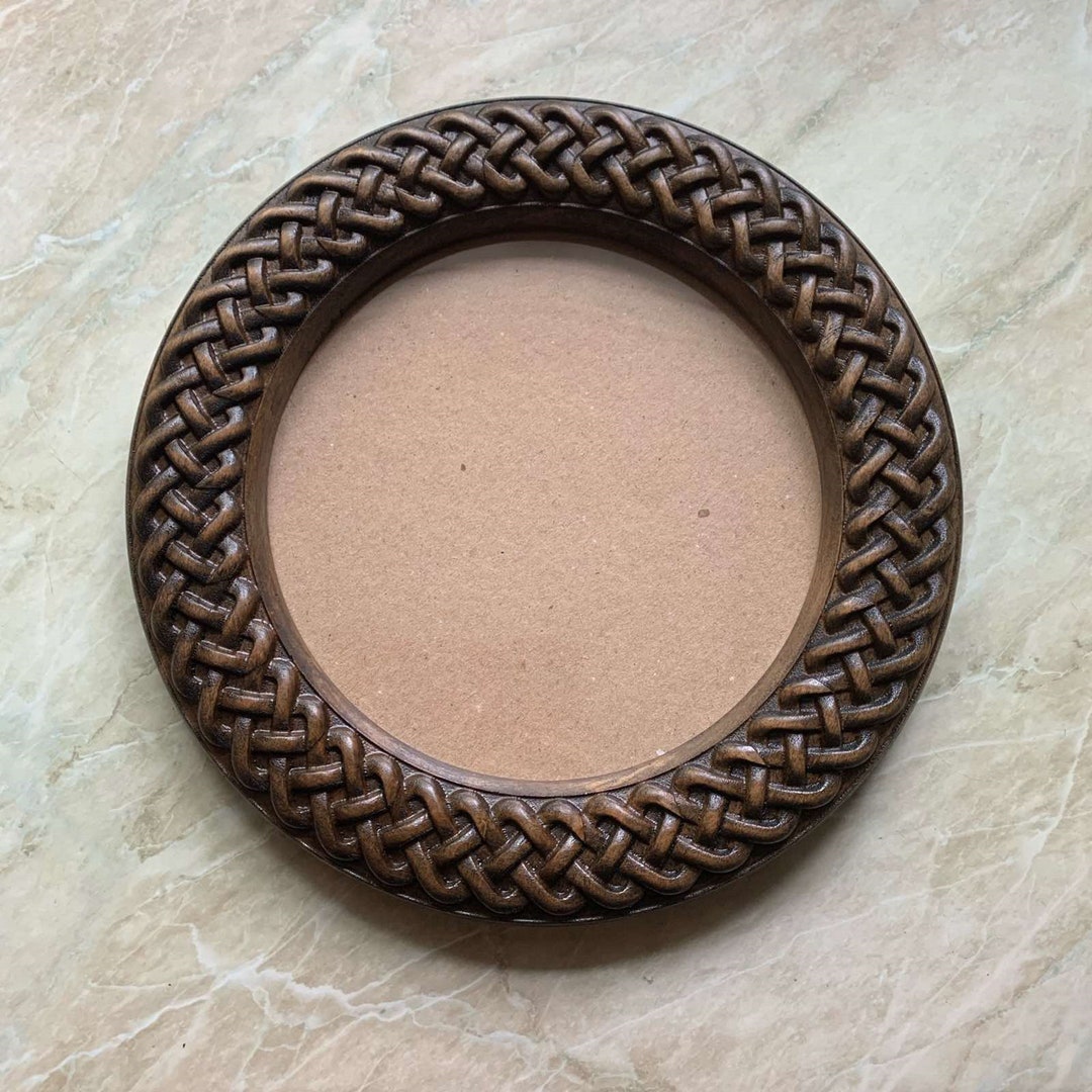 Round Celtic Knots Photo Picture Frame Wall Mounted Home Decor Frame ...