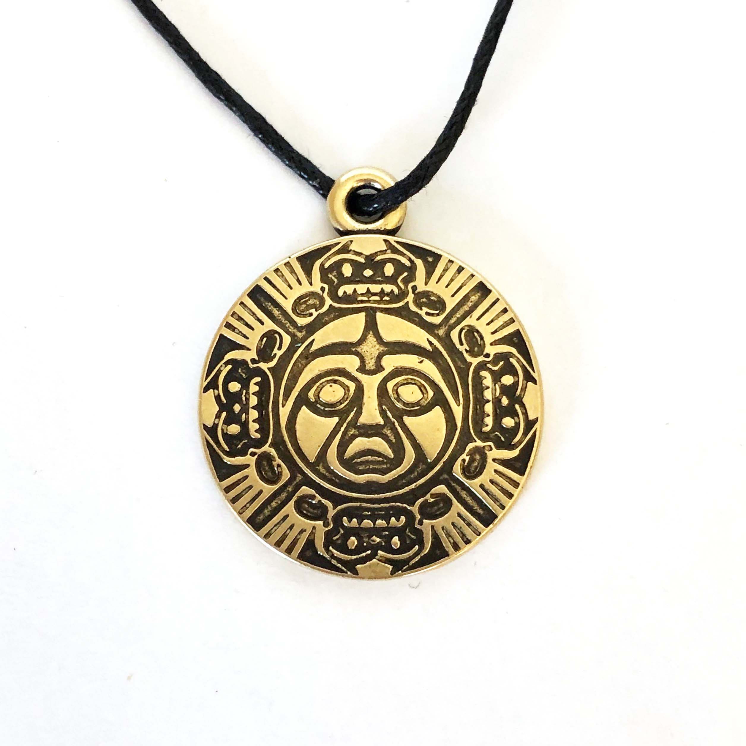 Soul of God of the Sun Keychain / Necklace. Bronze Talisman | Etsy