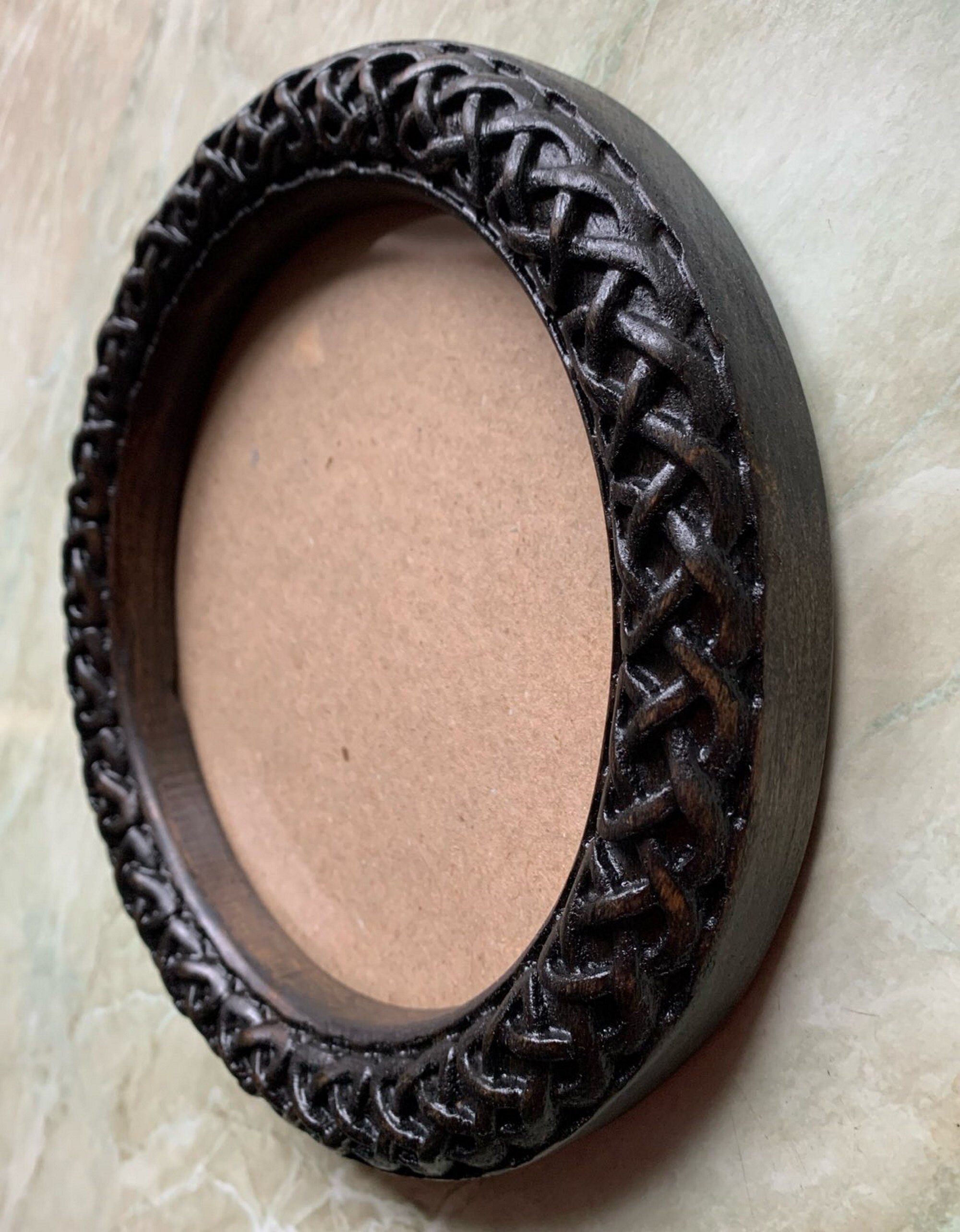 Celtic Knot Decorative Photo Frame Celt Ornament Circular - Etsy