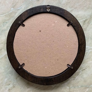 5" Round Photo Picture Decorative Frame Wall Mounted Home Decor Frame ...