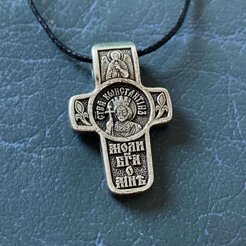Saint Constantine the Equal of the Apostles Cross Pendant Necklace ...