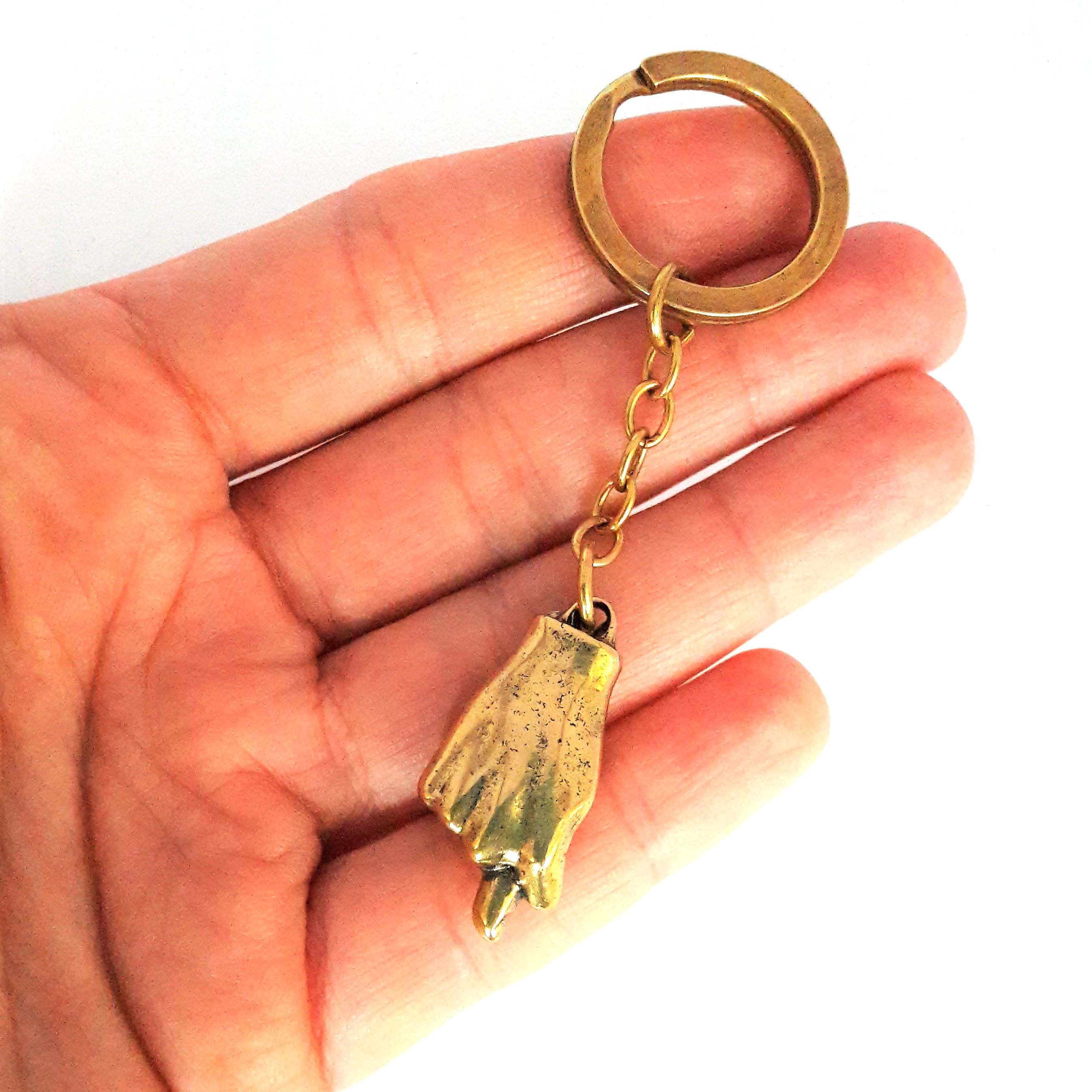 Hand Good Luck Amulet Charm Keychain Mano Figa Talisman Figa - Etsy