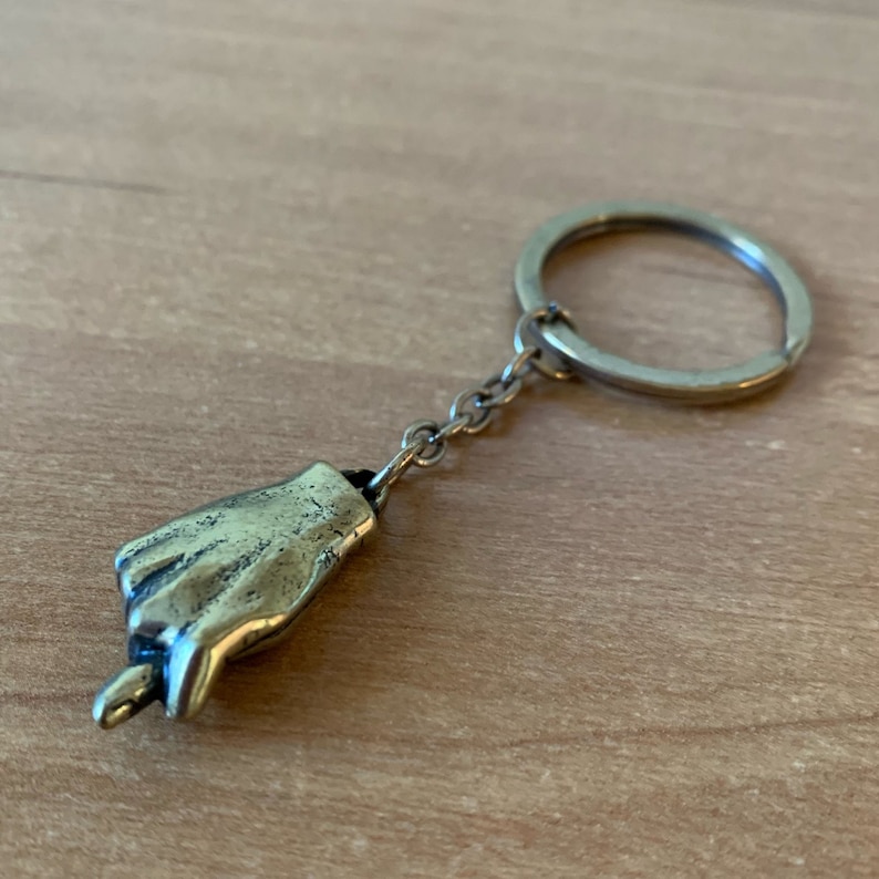 Hand Good Luck Amulet Charm Keychain Mano Figa Talisman Figa - Etsy