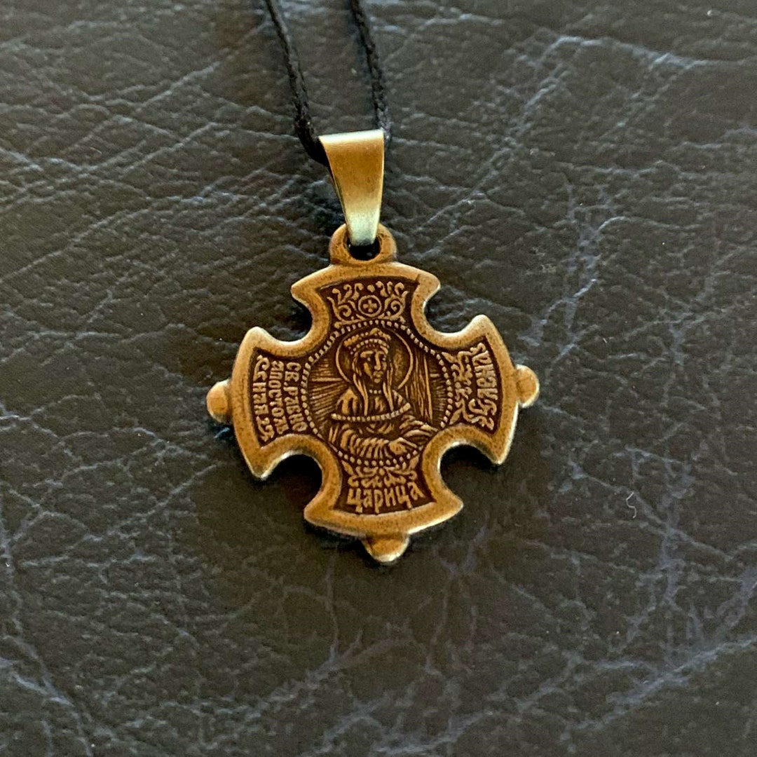 Saint Helena Cross Pendant Necklace. St. Helen Equal of the Apostles ...