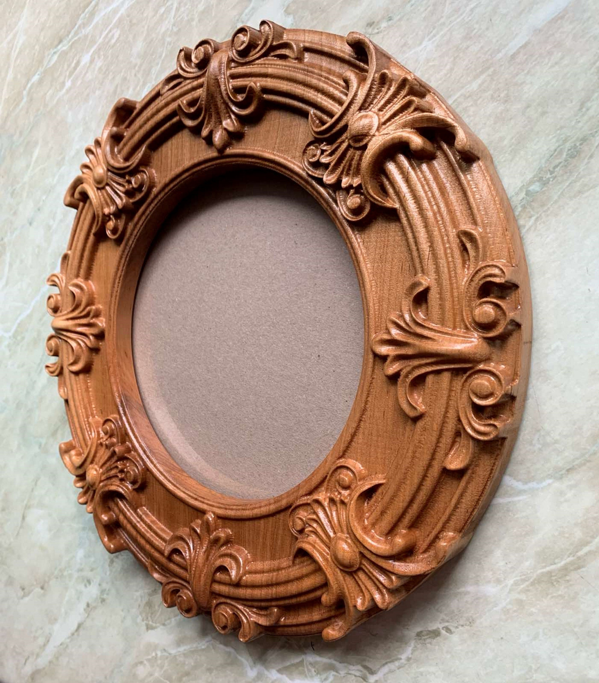 Round Photo Picture Frame Wall Mounted Home Decor Embroidery - Etsy