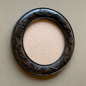Round Flower Photo Picture Decorative Frame Floral Ornate Romantic ...
