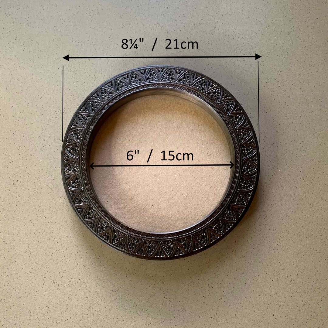 Original Frame, Round Photo Picture Frame Decorative Wall Mounted, Home ...