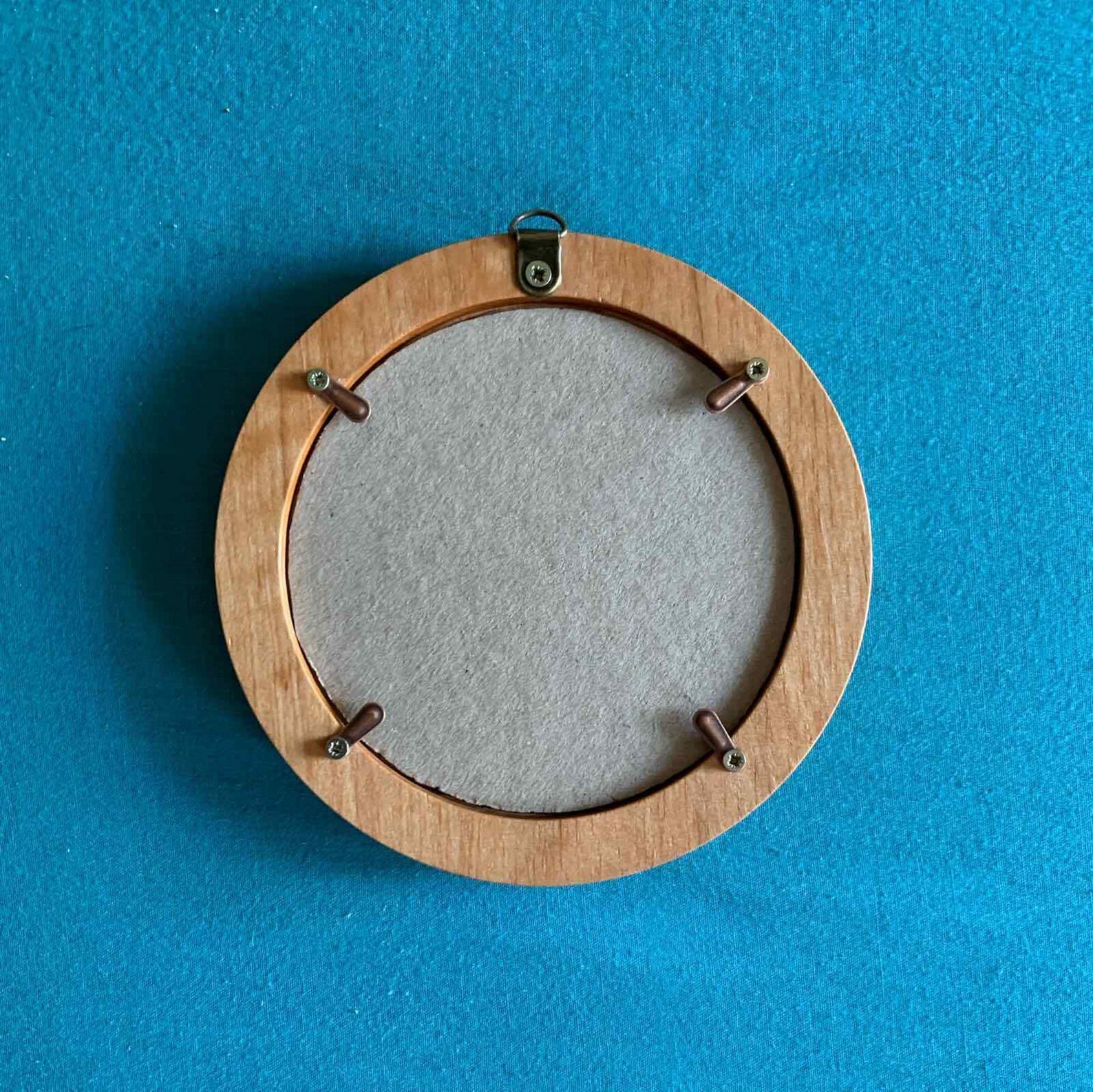 Round Circular Photo Frame Wooden Wall Mounted Picture Frames | Etsy