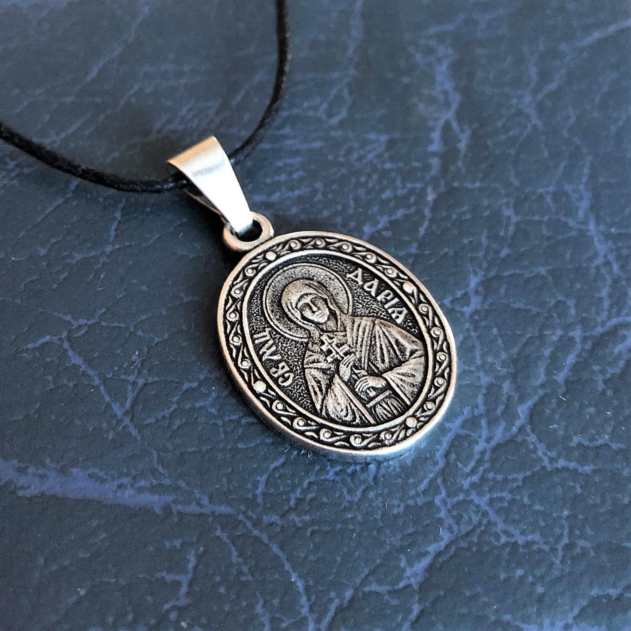 Saint Daria Icon Pendant Necklace. Holy Martyr Daria of Rome - Etsy