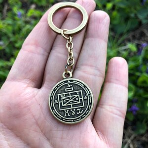 AGLA Symbol Keychain. AGLA Lucky Charm Keyring. Protective Magical ...