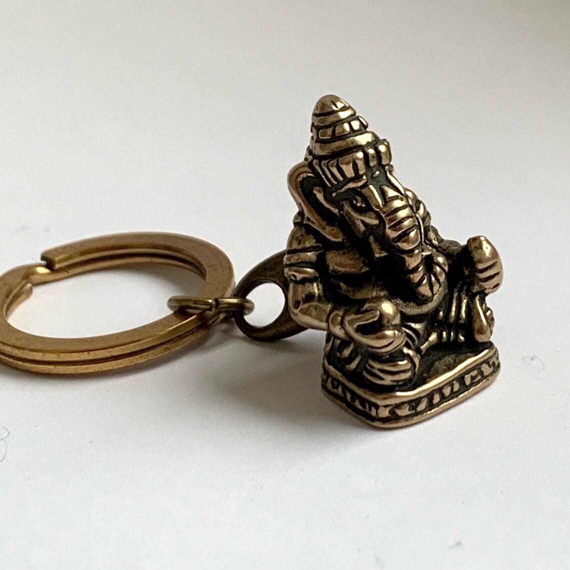 Lord Ganesha Keychain. Good Luck Keychain. Sacred Elephant God | Etsy