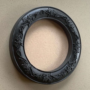 Round Flower Photo Picture Decorative Frame Floral Ornate Romantic ...
