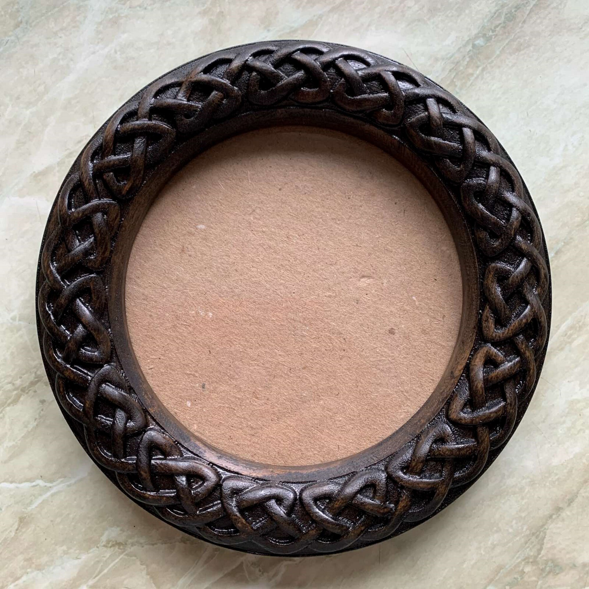 Round Celtic Knots Photo Picture Frame Wall Mounted Home Decor - Etsy