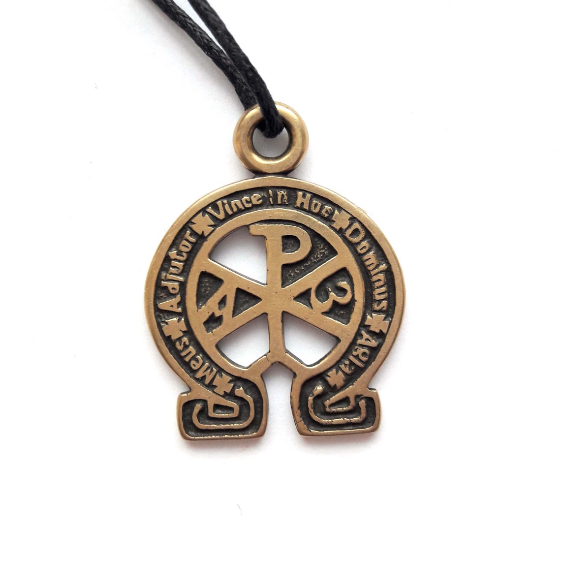 Alpha and Omega Chi-rho Chrismon Keychain or Necklace | Etsy