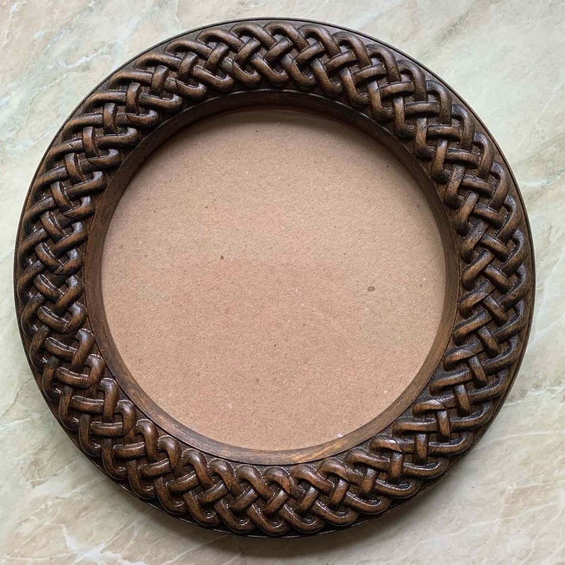 Round Celtic Knots Photo Picture Frame Wall Mounted Home Decor - Etsy