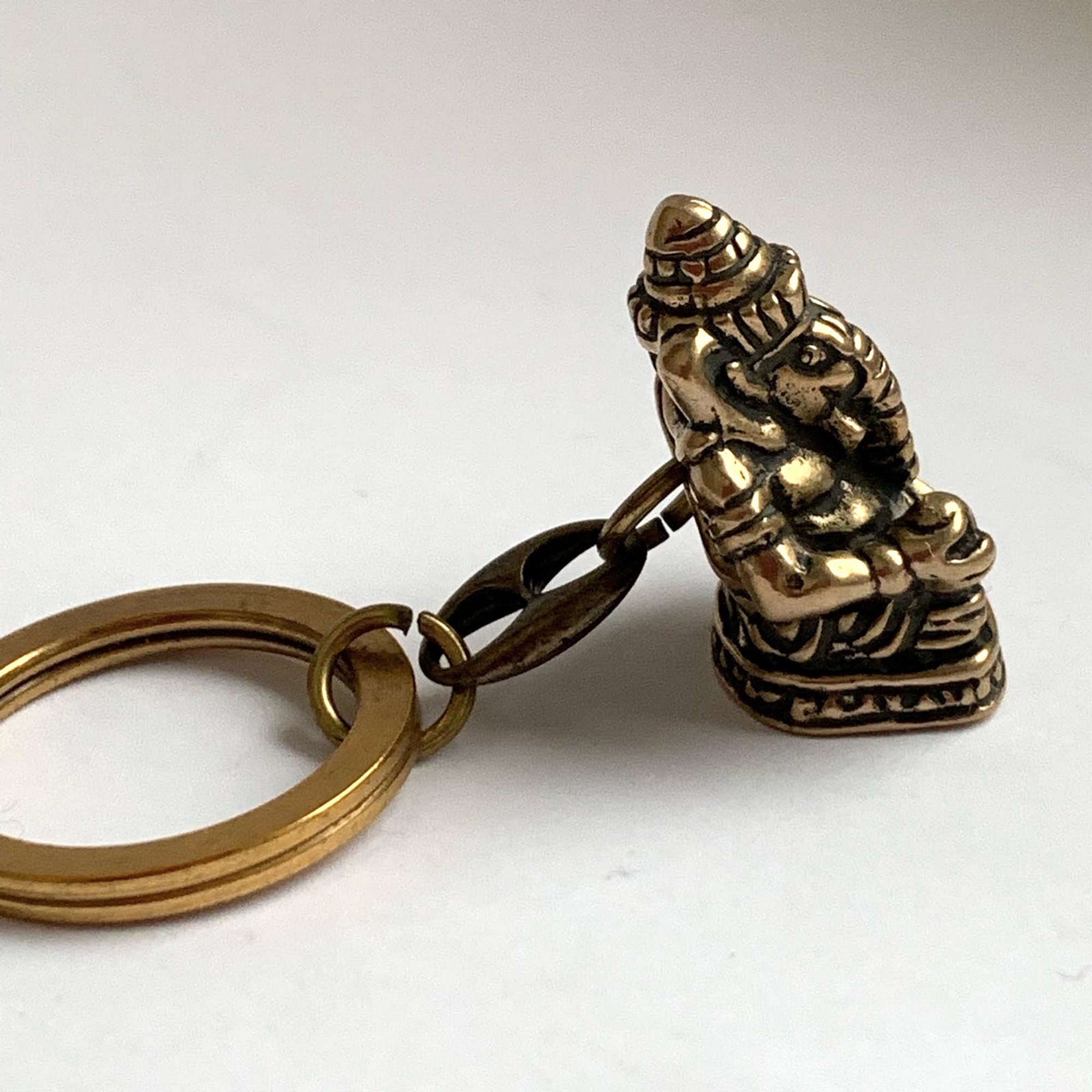 Lord Ganesha Keychain. Good Luck Keychain. Sacred Elephant God | Etsy