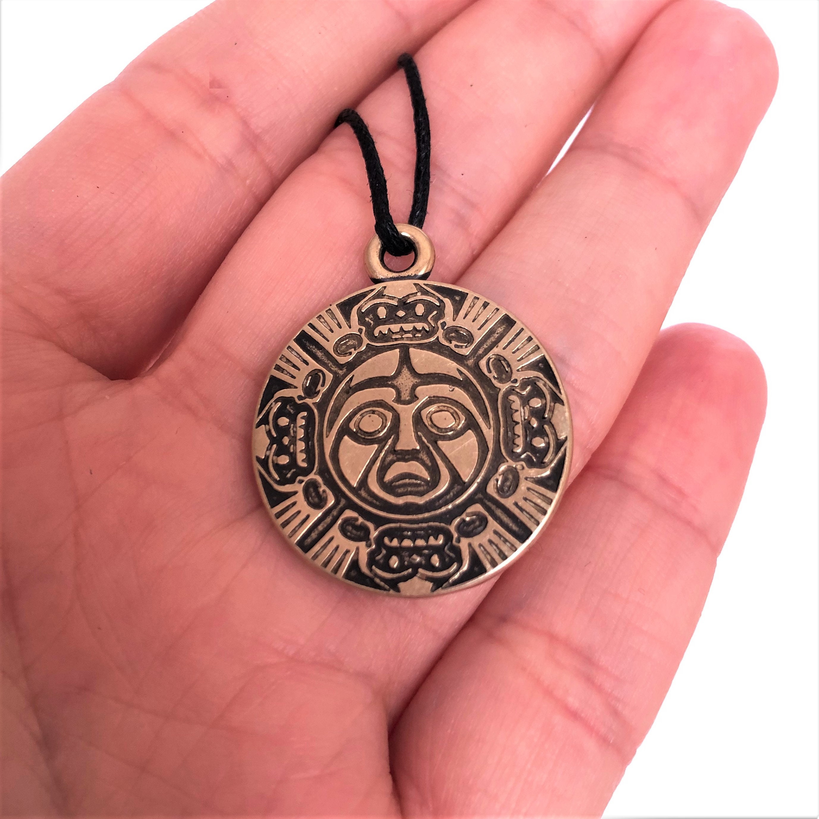 Soul of God of the Sun Keychain / Necklace. Bronze Talisman | Etsy