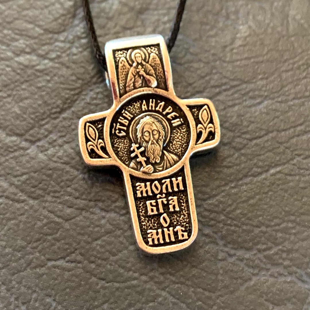 Saint Andrew Apostle First-called Cross Pendant Necklace Jesus Christ ...