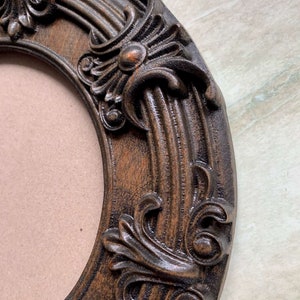 Round Photo Picture Frame Wall Mounted Home Decor Embroidery Frame ...