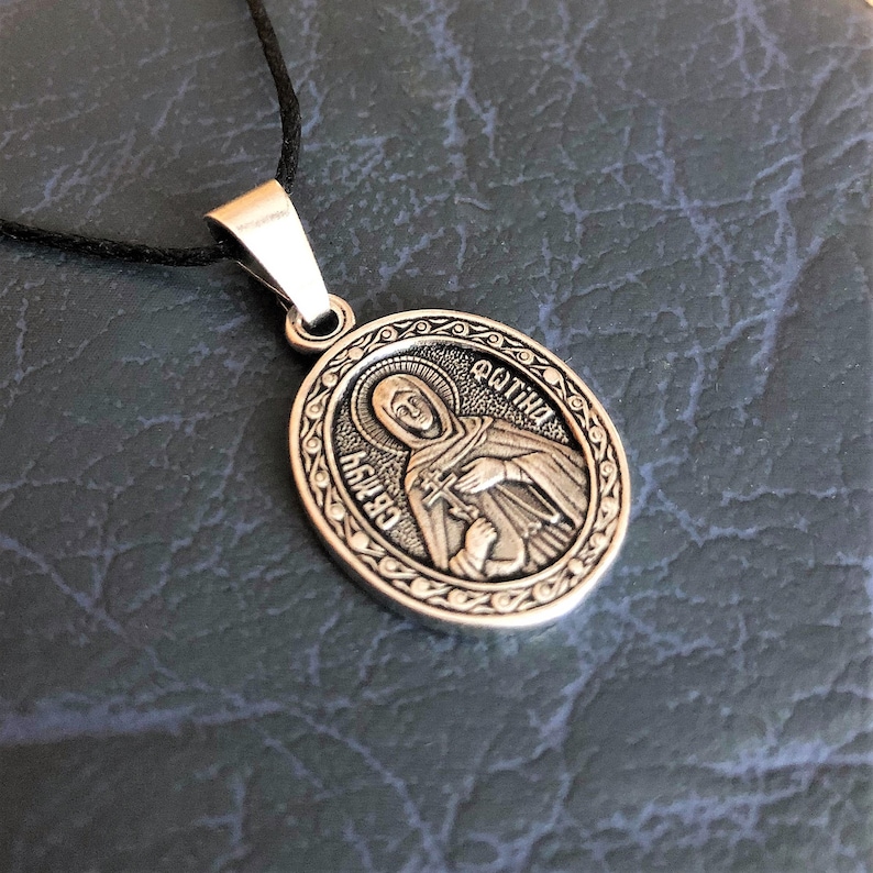 Saint Photine Svetlana Icon Necklace. Great-martyr Photine | Etsy