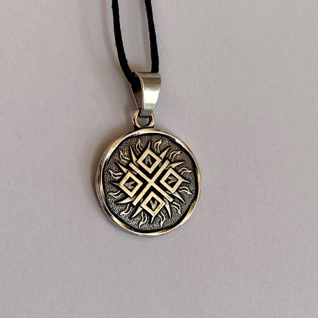 Mokosh Slavic Goddess Metal Pendant, Fertility Prosperity Amulet ...