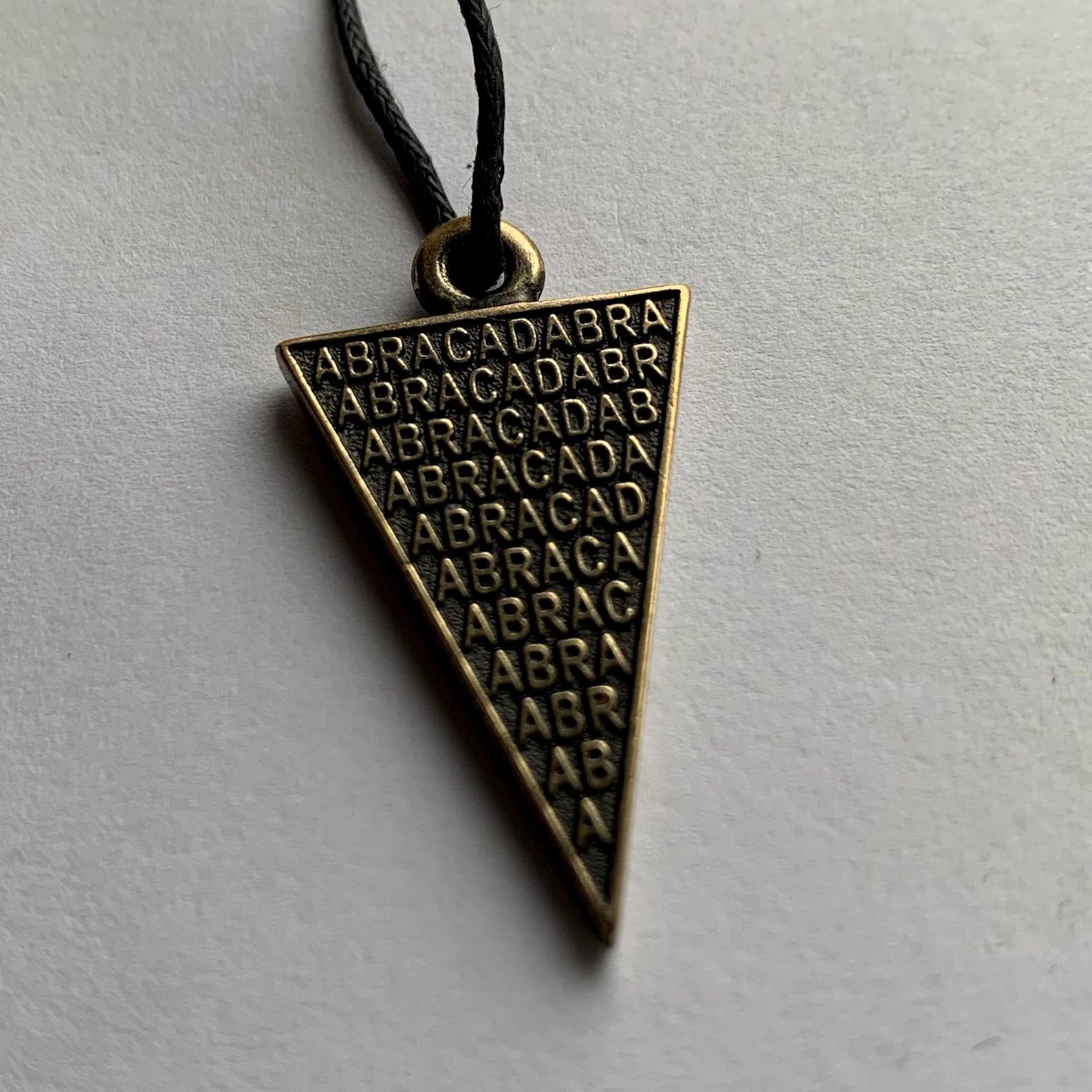 Abracadabra Keychain / Necklace. Abraxas Cabalistic. Ancient Symbol for ...
