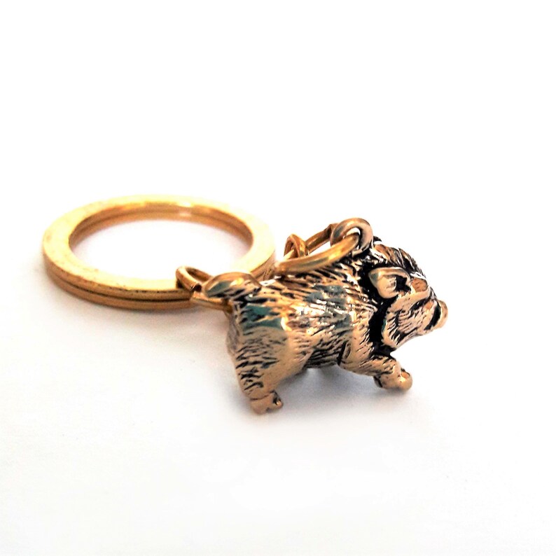 Wild Boar Keychain Hunting Bronze Keychain Symbol 2019 New - Etsy