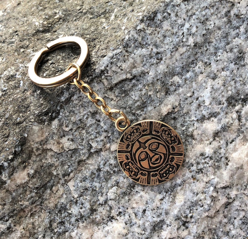 Soul of God of the Sun Keychain / Necklace. Bronze Talisman - Etsy
