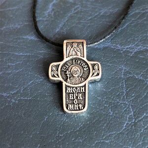 Martyr Victor at Damascus Cross Pendant. Jesus Christ Crucifix. - Etsy