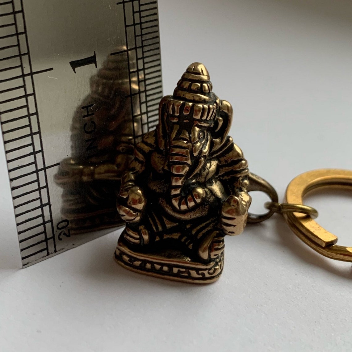 Lord Ganesha Keychain. Good Luck Keychain. Sacred Elephant God | Etsy