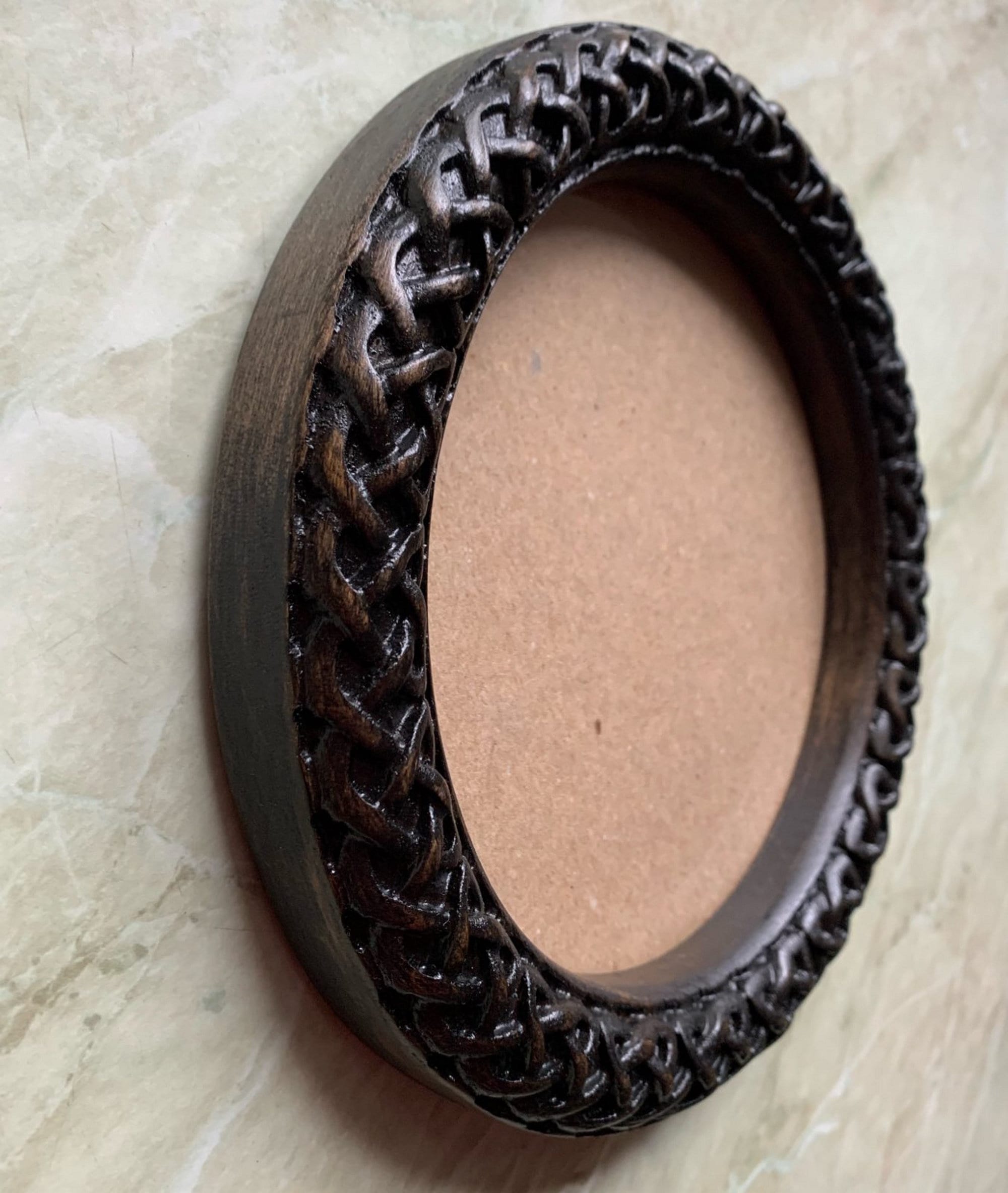 Celtic Knot Decorative Photo Frame Celt Ornament Circular - Etsy