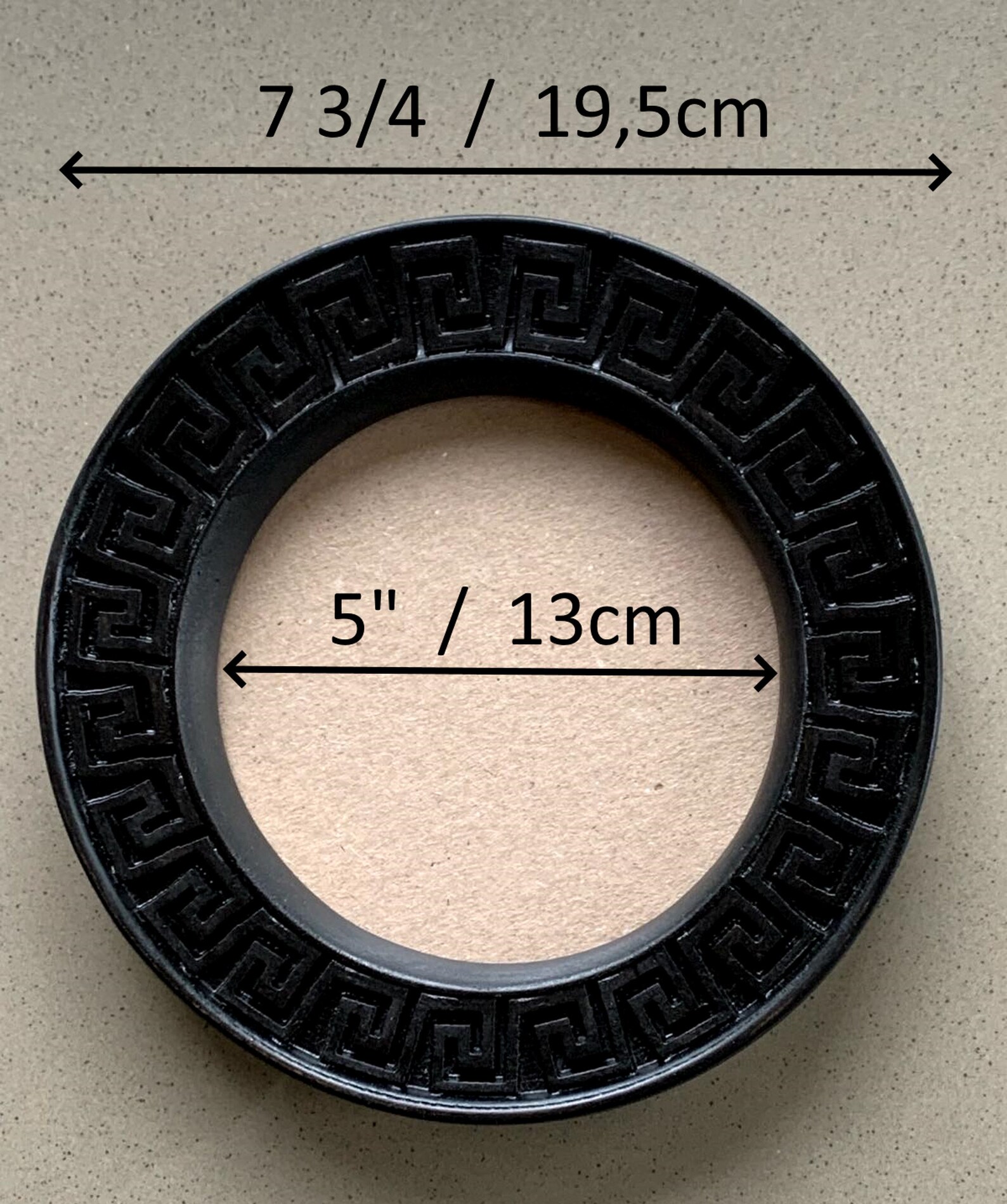 5 Round Photo Picture Decorative Frame Wall Mounted Home - Etsy